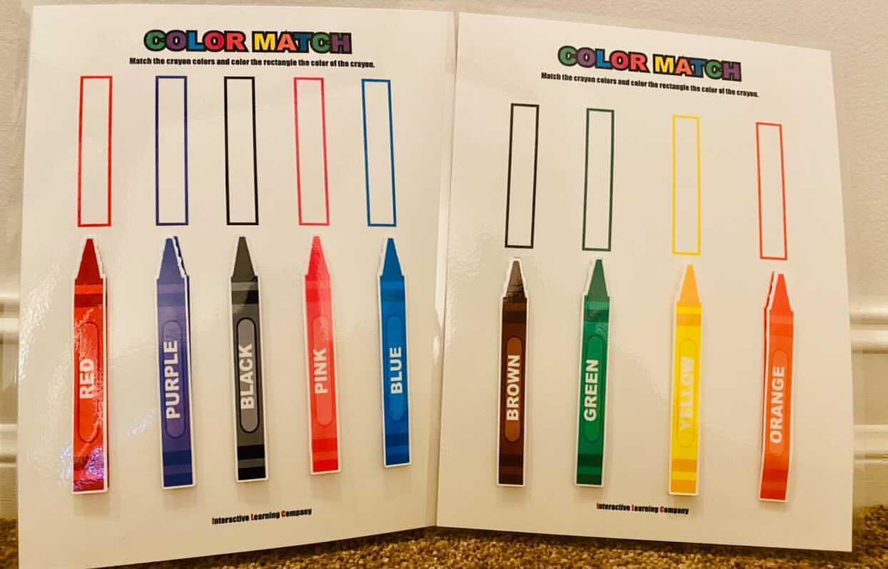 Color Match - Crayons – Interactive Learning Company