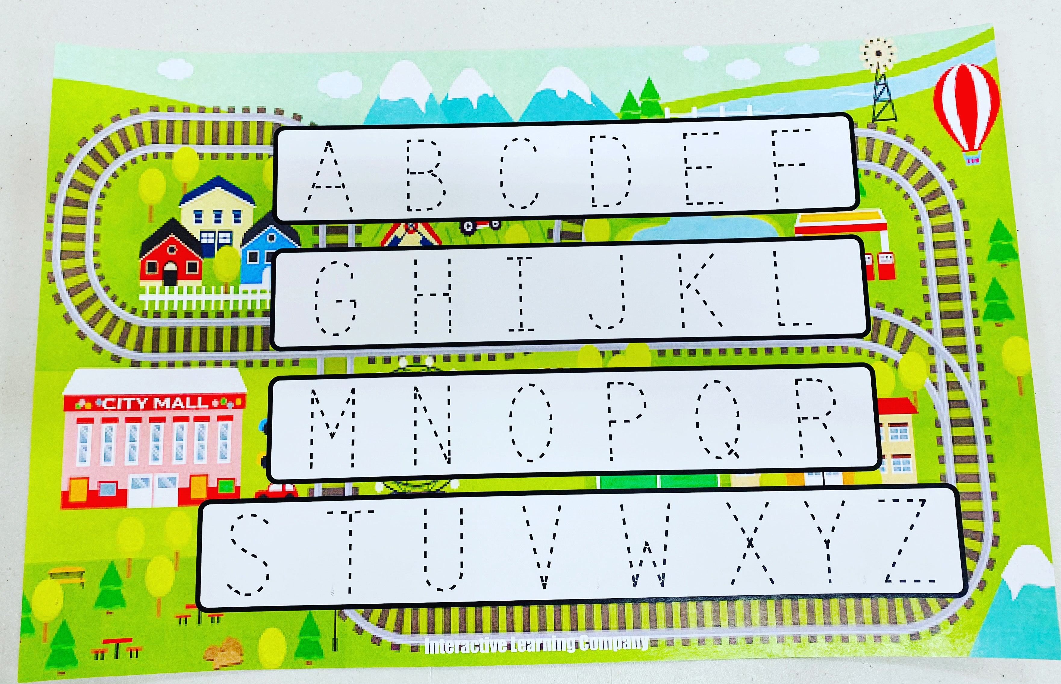 Name and Alphabet Tracing Placemats – Interactive Learning Company